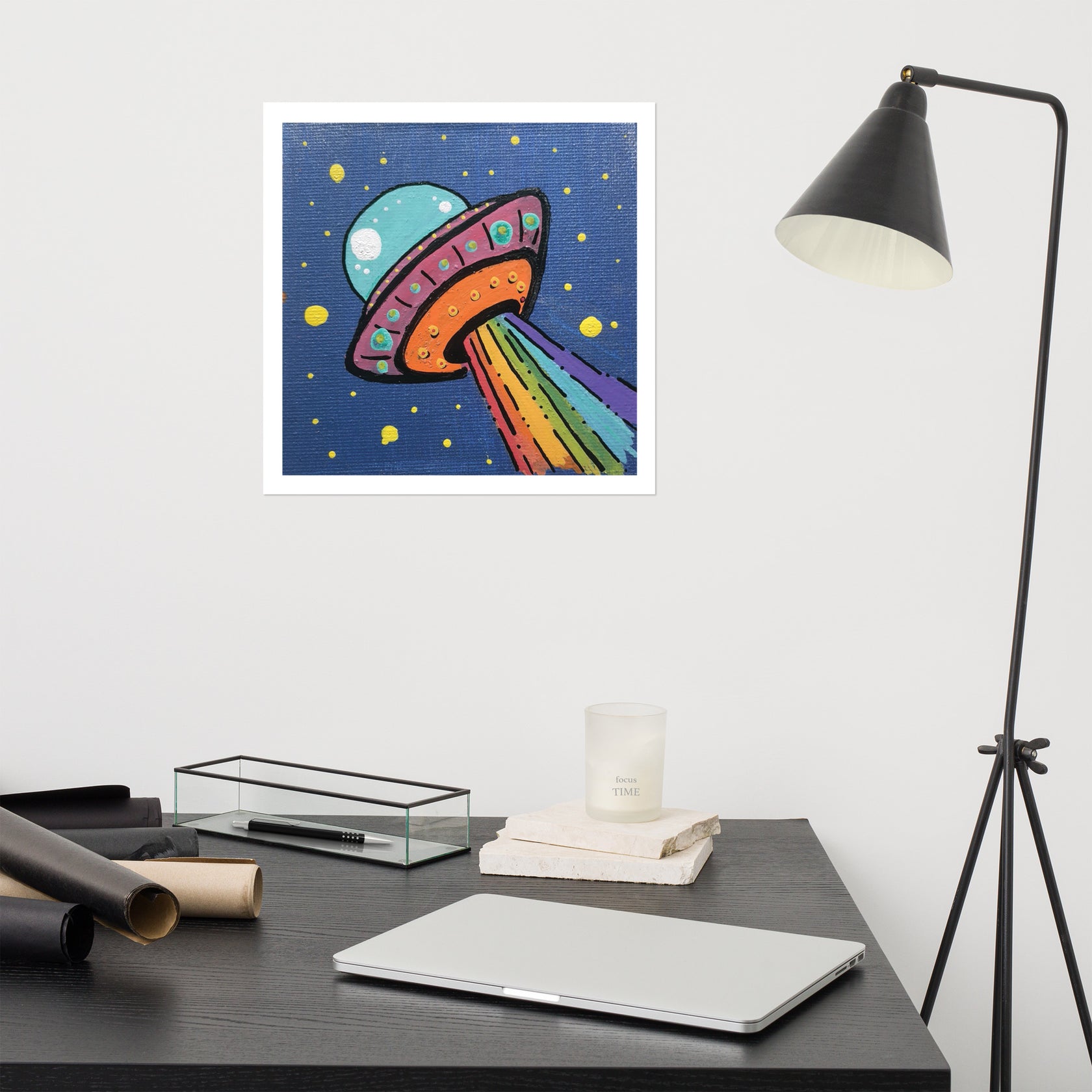 UFO Poster Print – BohemianEnigmaDesign